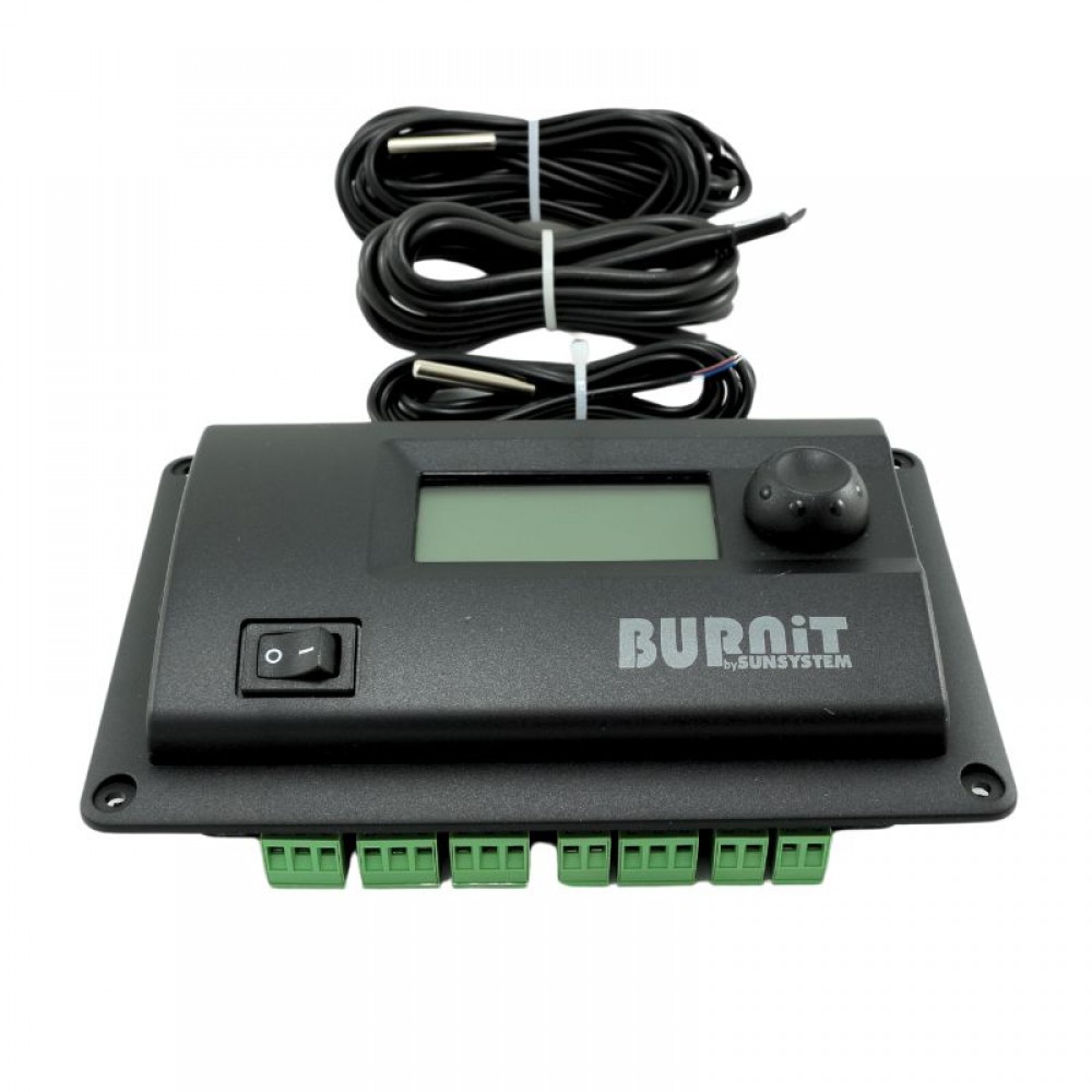 ᐉ Controller E11WBZ con 2 sensori operativi e 1 sensore di emergenza per caldaia a pellet BURNiT ...